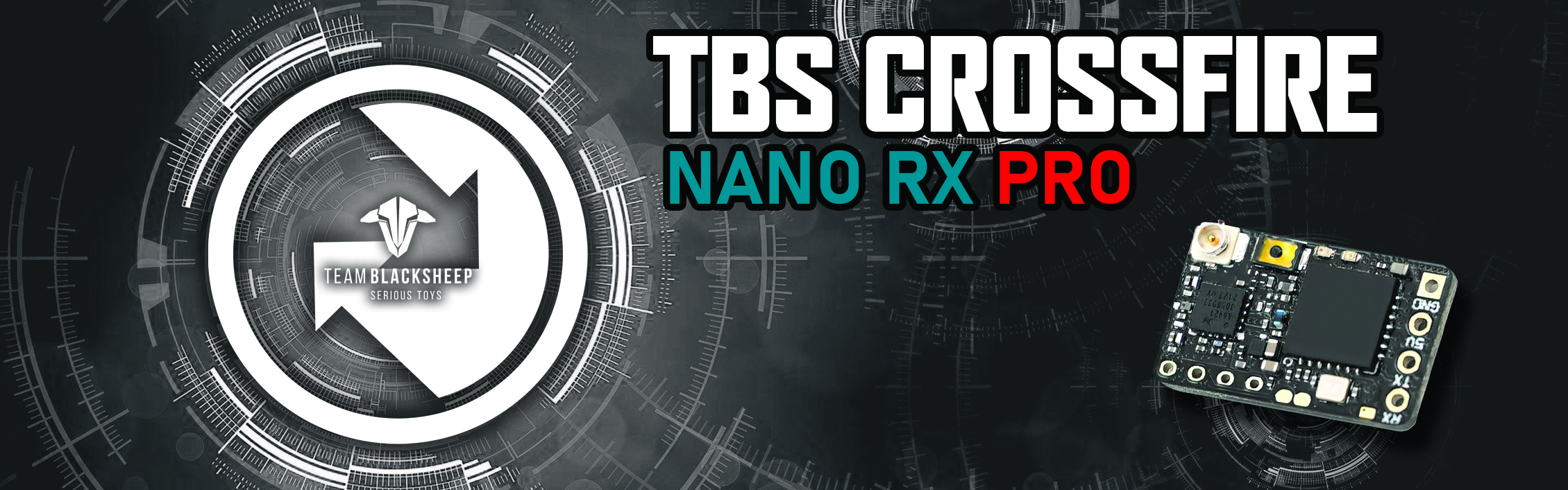 TBS Crossfire Nano RX PRO - Drone-FPV-Racer